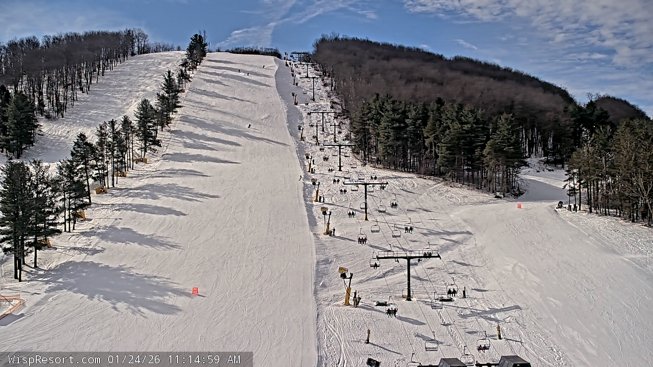 Wisp Ski Resort Live Weather Cam - 24 Hr Weather Replay - McHenry ...
